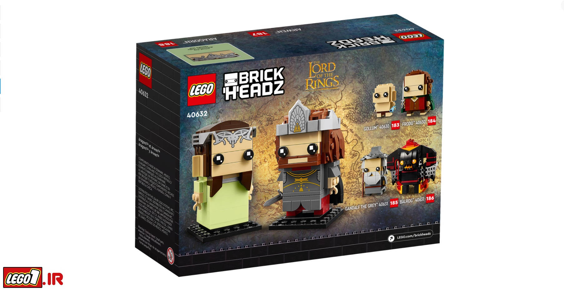 لگو آراگورن و آرون (بریک هدز) LEGO Aragorn™ & Arwen™ 40632 - فروشگاه ...