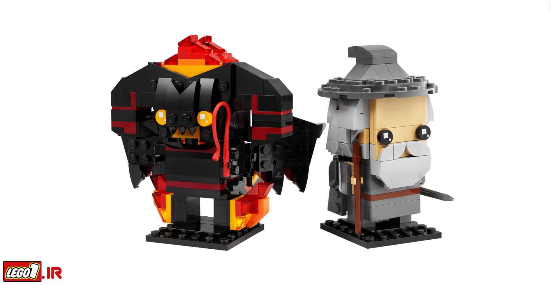 لگو جادوگر گاندالف خاکستری و بالروگ (بریک هدز) LEGO Gandalf the Grey ...