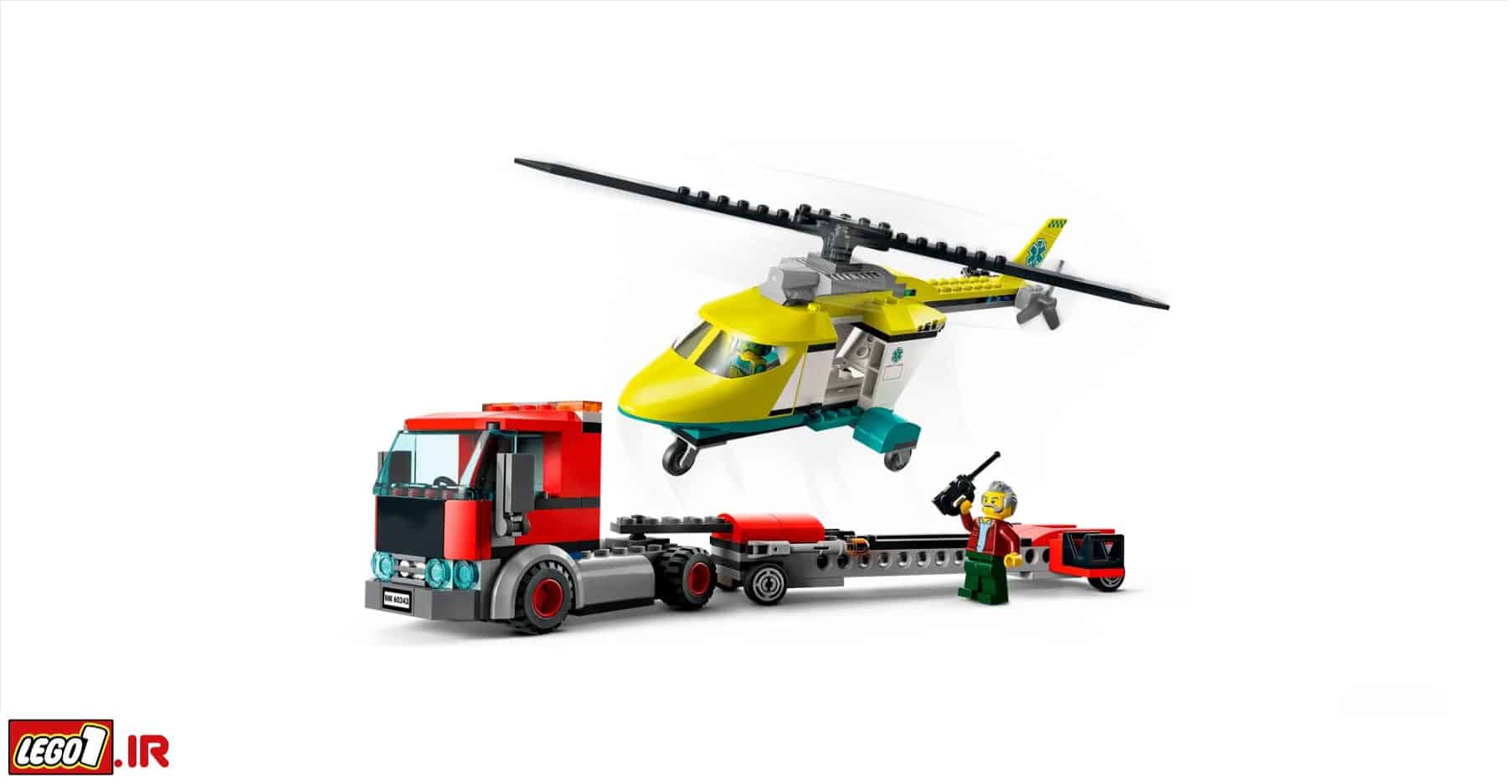 لگو حمل و نقل هلیکوپتر امداد و نجات (سیتی) LEGO Rescue Helicopter ...