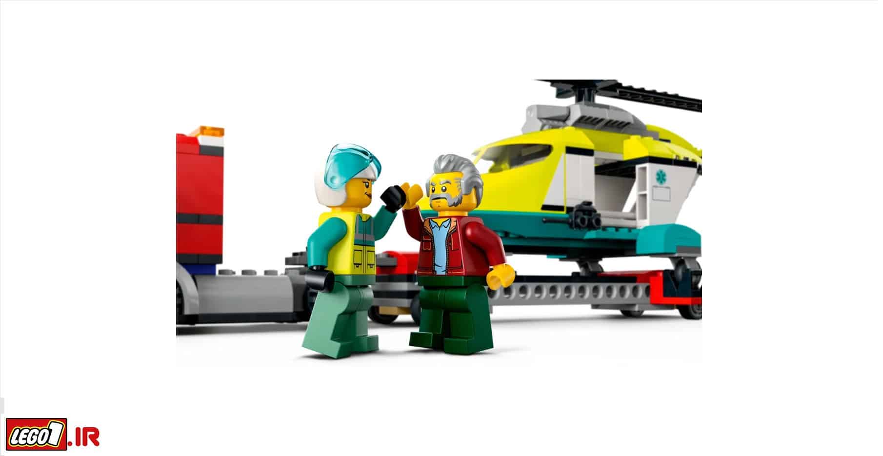 لگو حمل و نقل هلیکوپتر امداد و نجات (سیتی) LEGO Rescue Helicopter ...